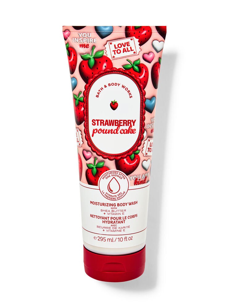 Strawberry Pound Cake Moisturizing Body Wash | Bath and Body Works