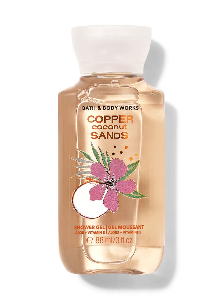 Copper Coconut Sands Travel Size Shower Gel | Bath and Body Works