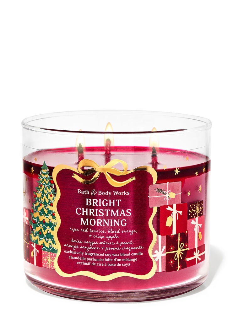 Bright Christmas Morning 3-Wick Candle | Bath and Body Works