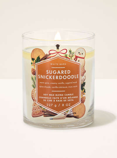 Sugared Snickerdoodle Single Wick Candle | Bath & Body Works