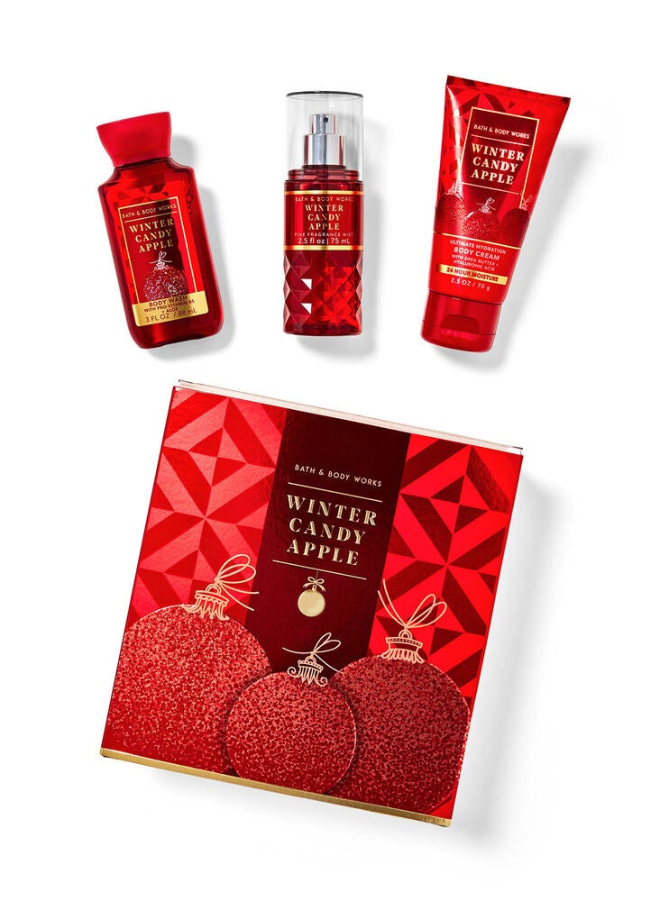 Winter Candy Apple Mini Gift Box Set | Bath and Body Works