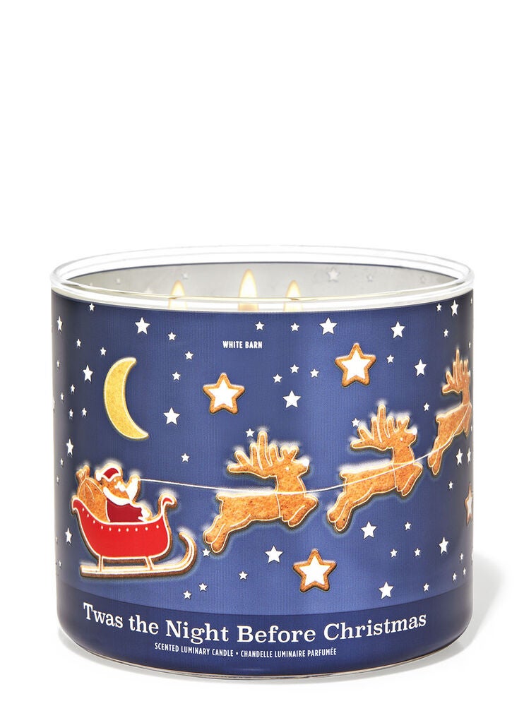 Chandelle à 3 mèches Twas the Night Before Christmas | Bath and Body Works