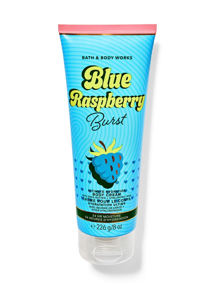 Blue Raspberry Burst Crème pour le corps hydratation ultime | Bath and ...