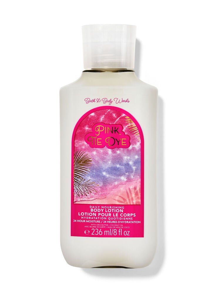 Lotion hydratation quotidienne Pink Tie Dye | Bath and Body Works