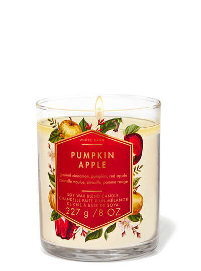 Pumpkin Apple Single Wick Candle | Bath & Body Works