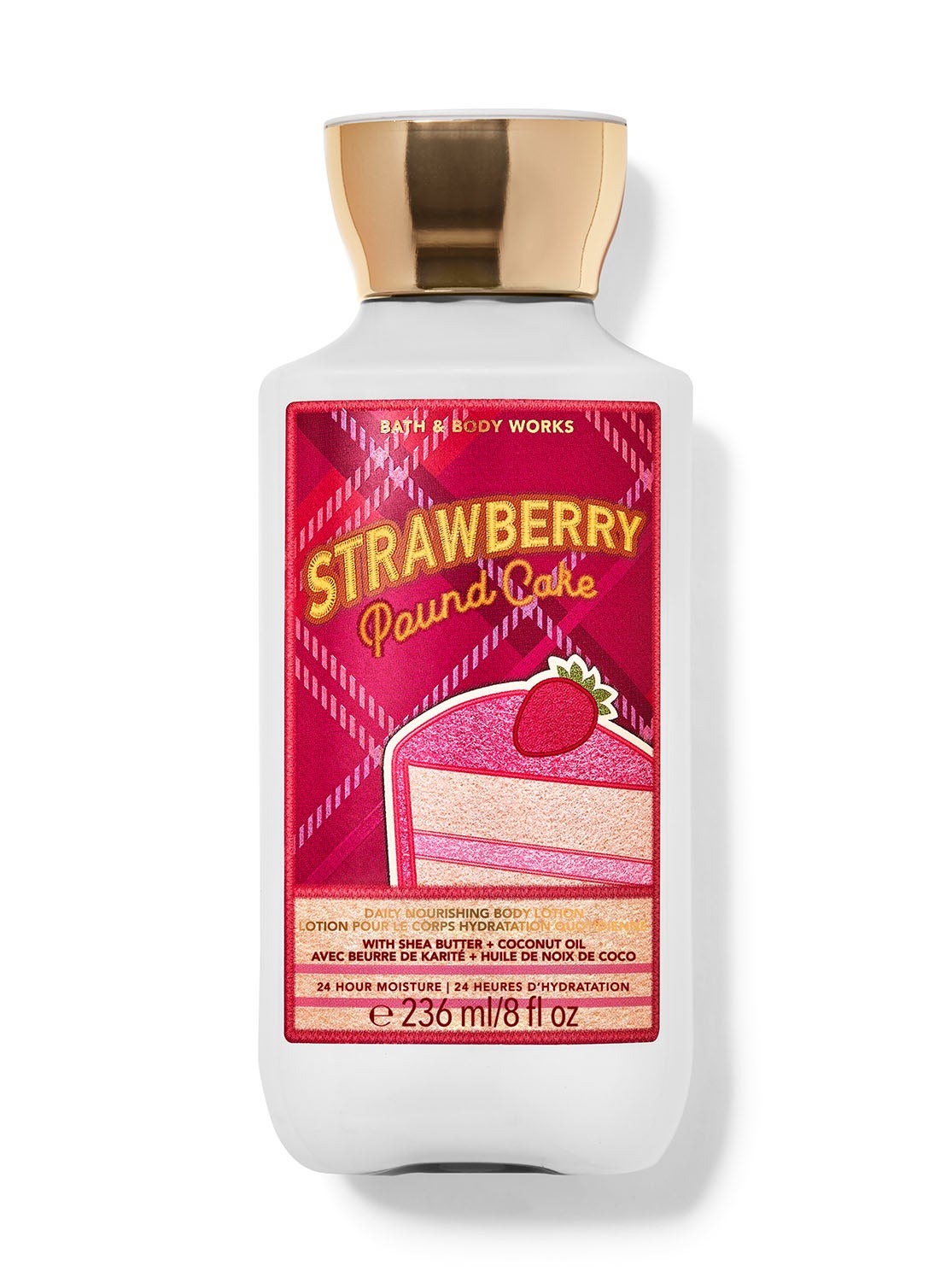 Lotion pour le corps hydratation quotidienne Strawberry Pound Cake ...